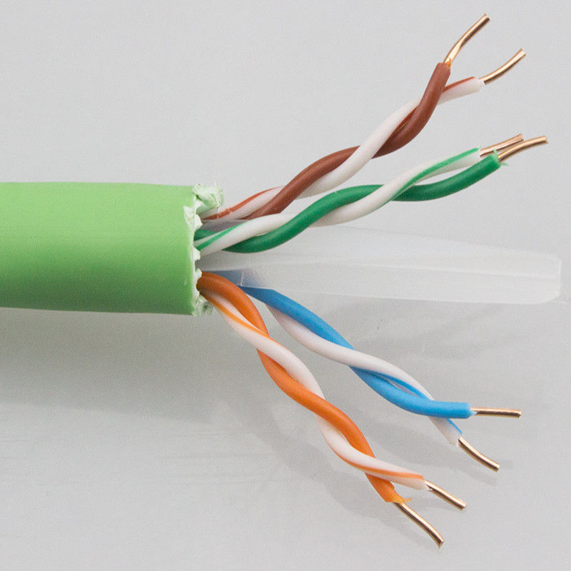 Channel Test Cat6A Lan Cable 500 M/ม้วน 23awg Twisted Pair Network Cable